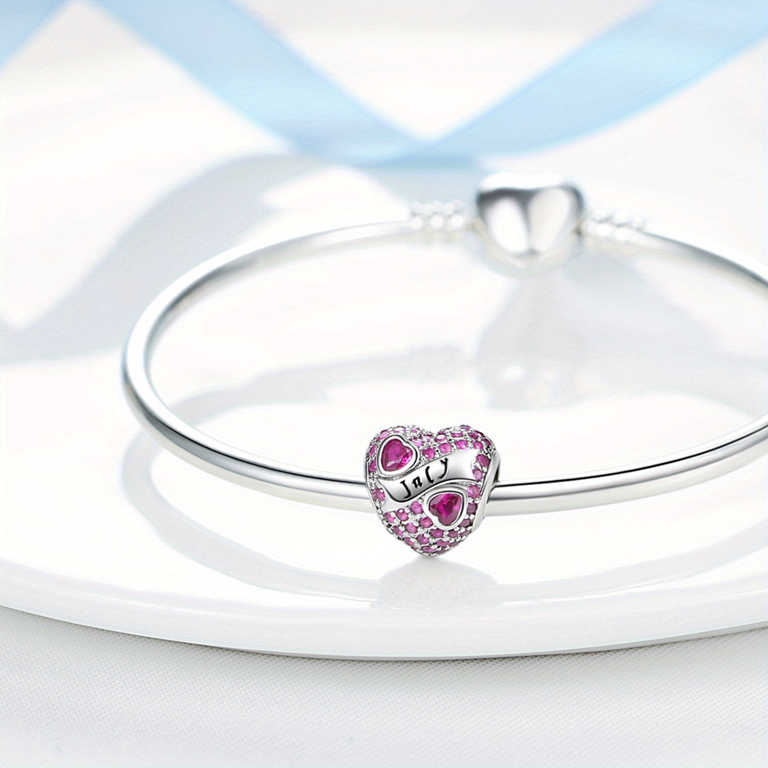 birthstone charms bracelets small cubic - Temu