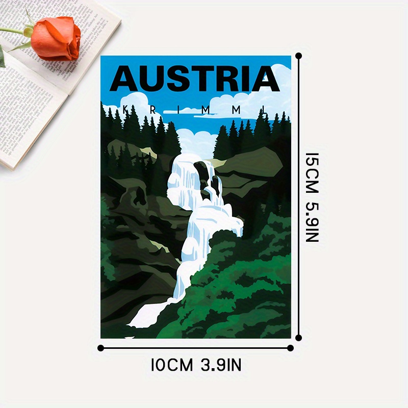 Vintage Travel Posters Wall Collage Kit Trendy Urban Travel - Temu