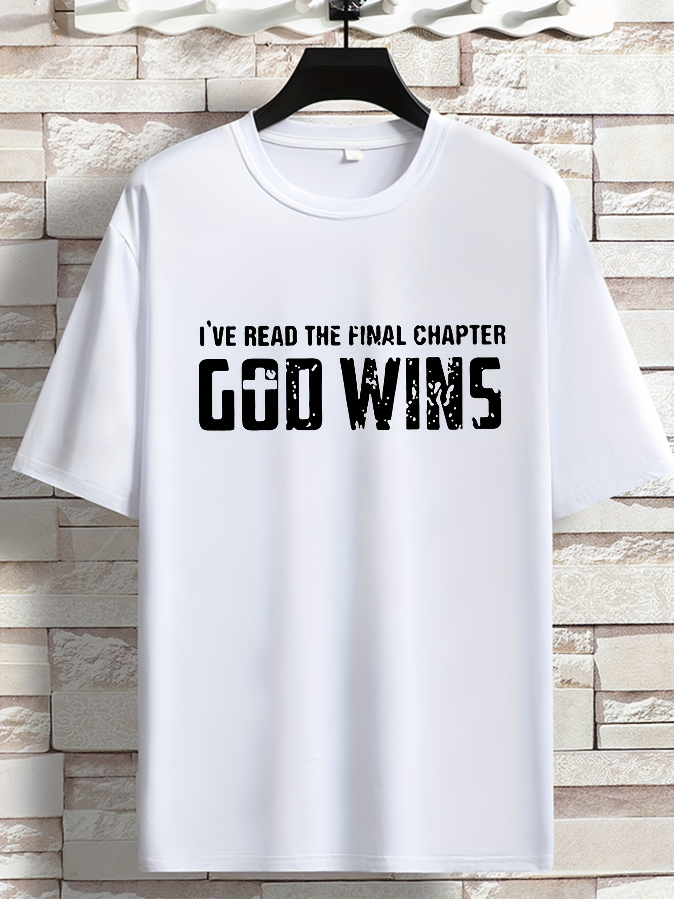 Tees Men 'god ' T Shirt Casual Short Sleeve Crew Neck - Temu United Kingdom