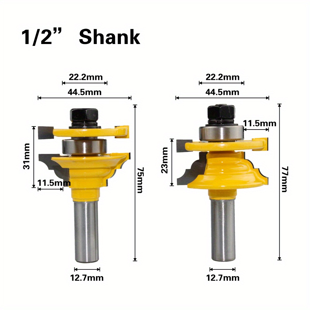 Shank Frame Tenon Cutter Woodworking Cabinet Door Panel - Temu