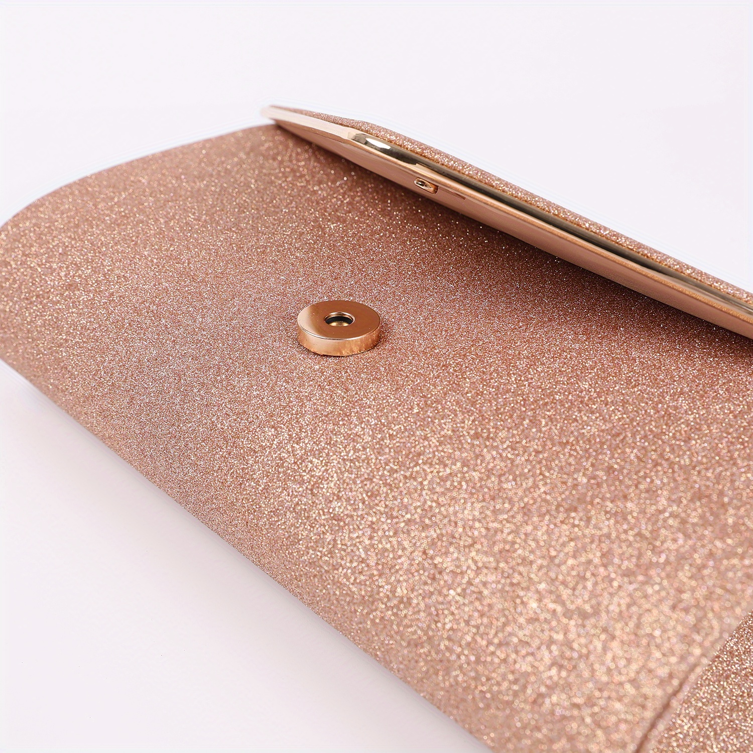 Fashion Glitter Evening Bag Elegant Ruched Clutch Purse - Temu United ...