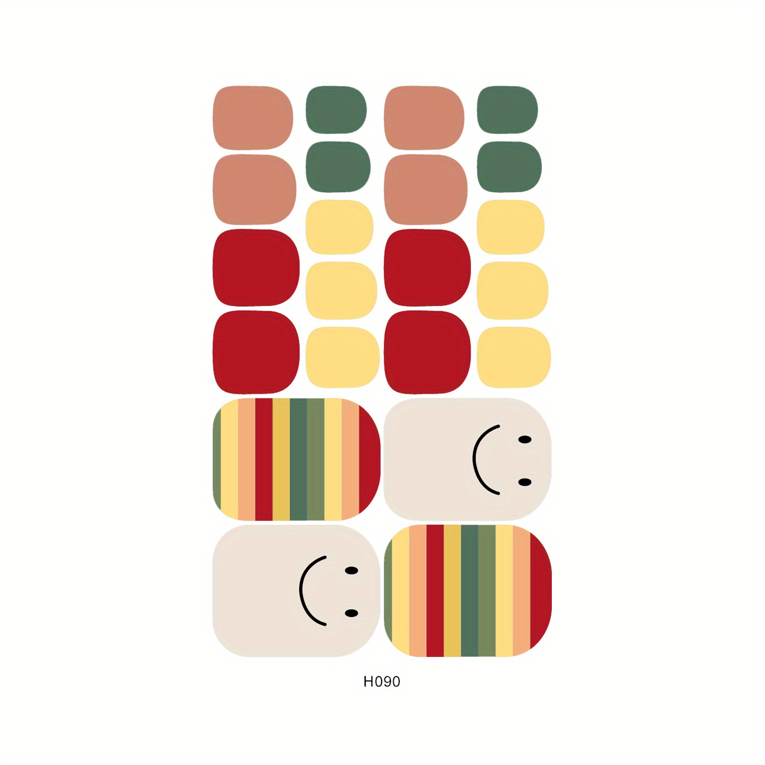 Foot Nail Sticker Women Girl Waterproof Toe Nail Art Decals - Temu ...