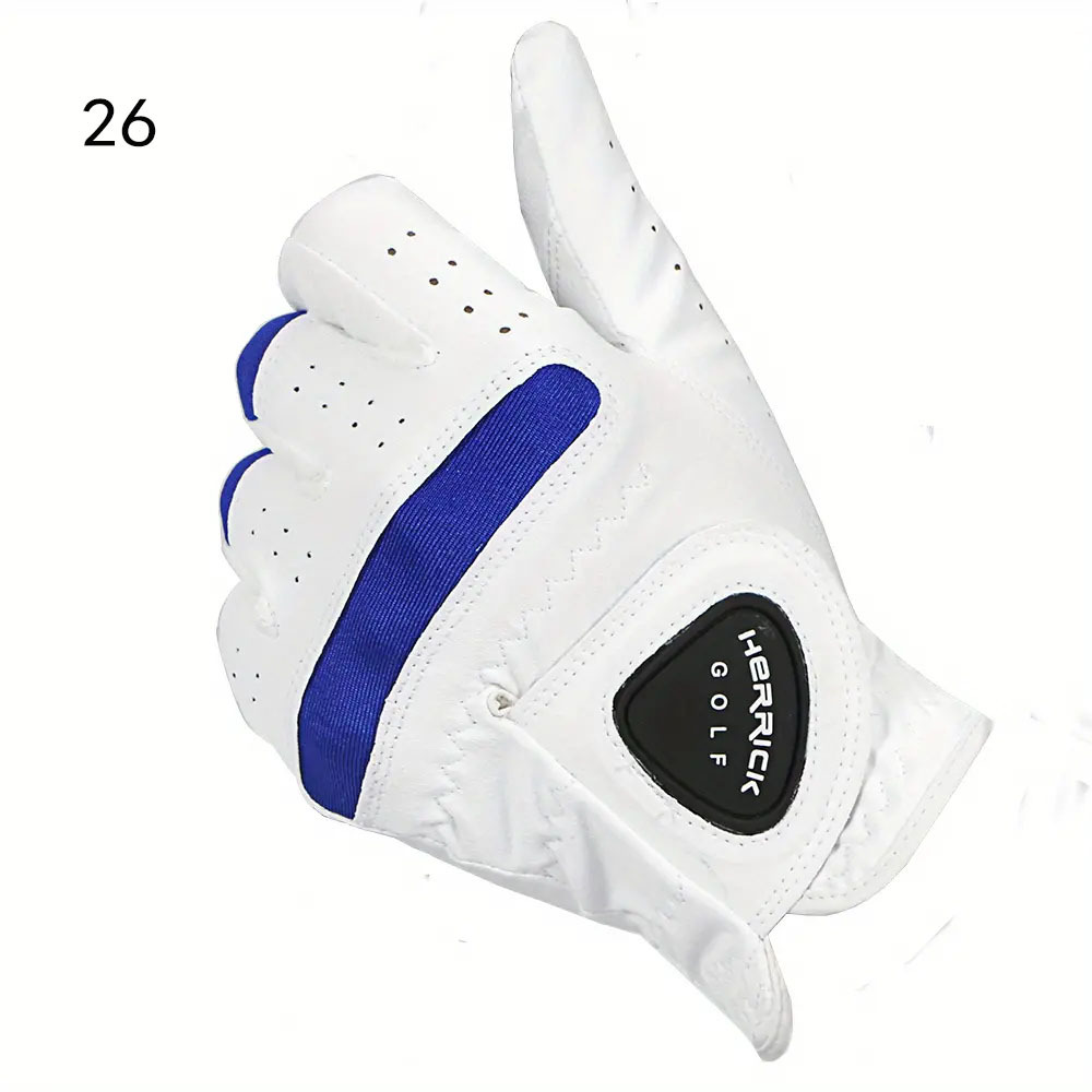 1pc Men's Left Hand Golf Glove Microfiber Cloth Breathable And Wear ...