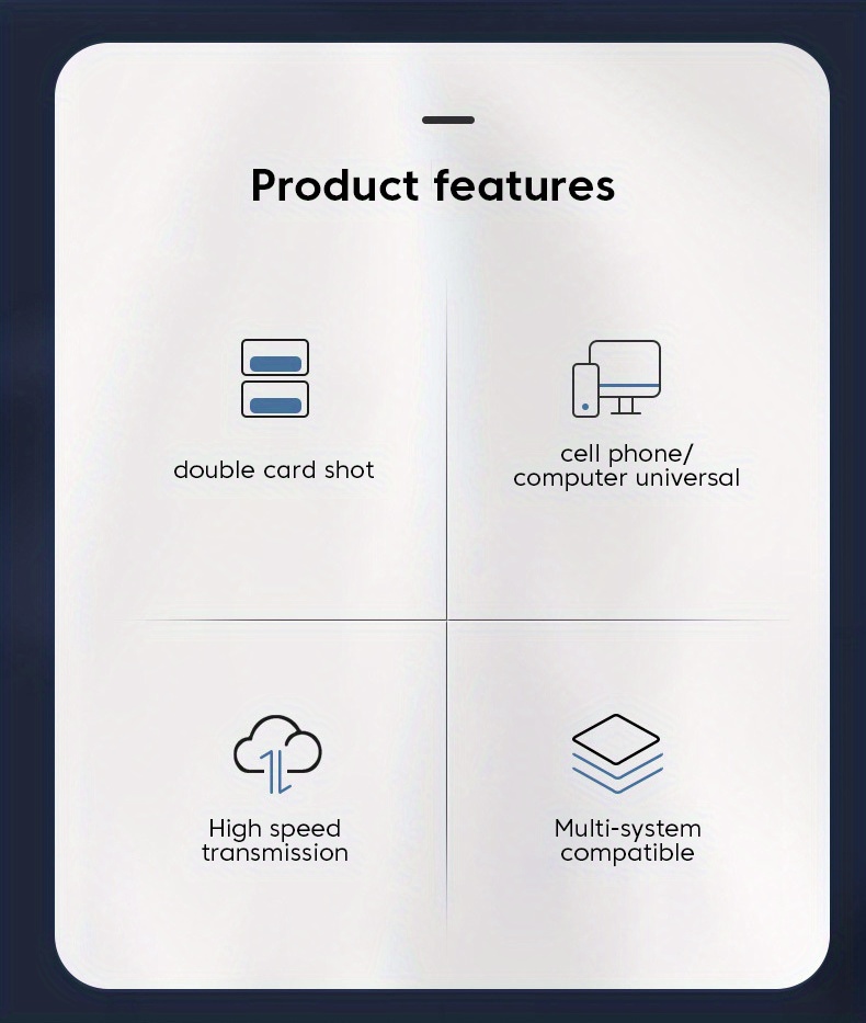 1 Otg Sd Tf Card Reader High speed Transmission Adapter Usb - Temu
