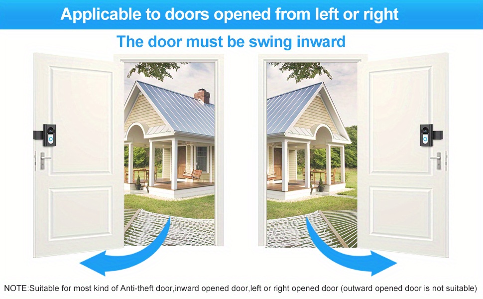Anti theft Doorbell Mount: Instantly Upgrade Apartment Door - Temu New ...