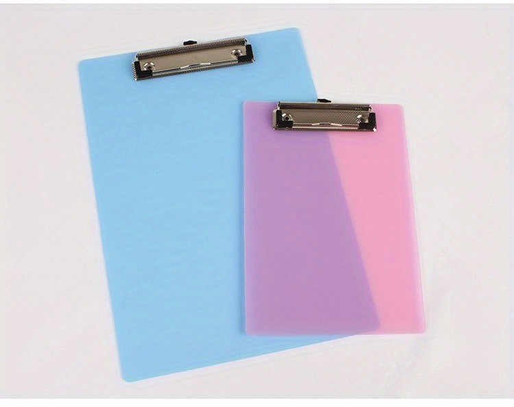 Pad A4 Clip Office Folder Transparent Plastic Student - Temu New Zealand