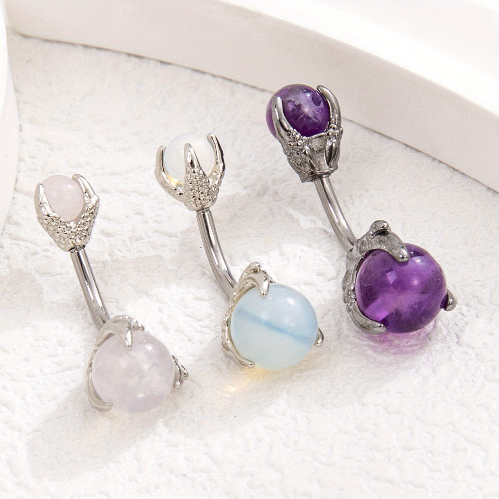 Simple Dragon Claw Shape Belly Button Ring Personality - Temu Australia