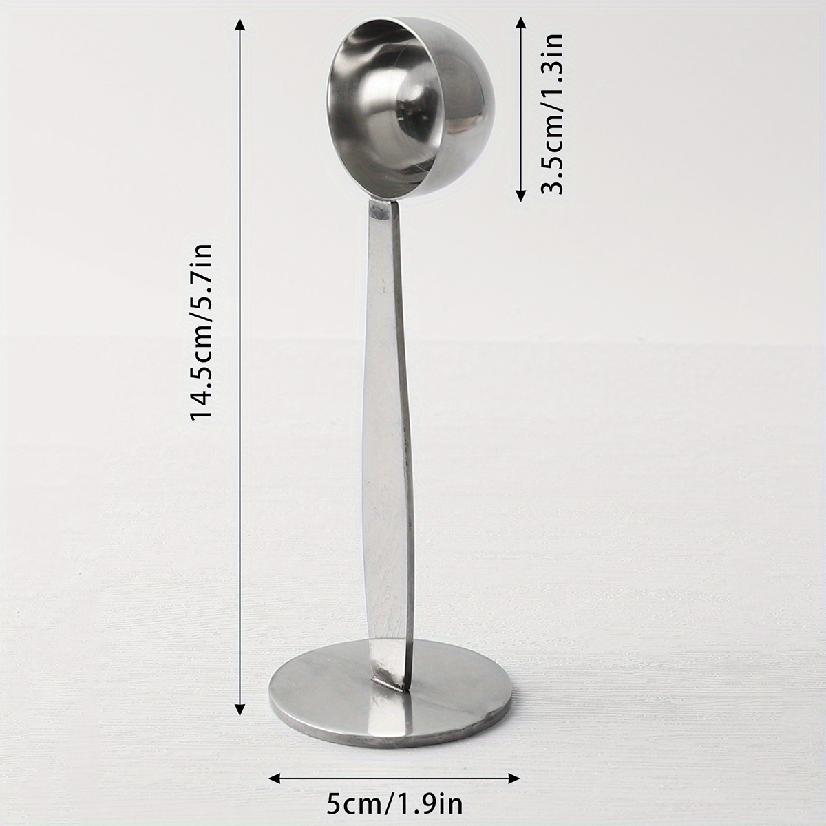 1pc 2 In 1 Coffee Spoon Coffee Bean Spoon Standing Coffee Spoon Coffee ...