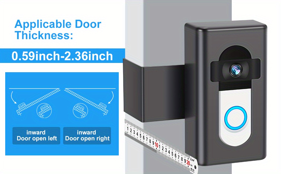 Anti theft Doorbell Mount: Instantly Upgrade Apartment Door - Temu New ...