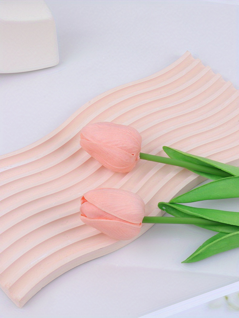 Tulip Simulation Flower Living Room Ornaments Table Room - Temu Australia