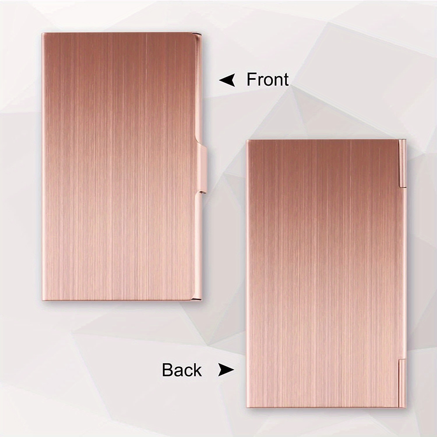 mens business stainless steel card holder anti fingerprint coating card ...