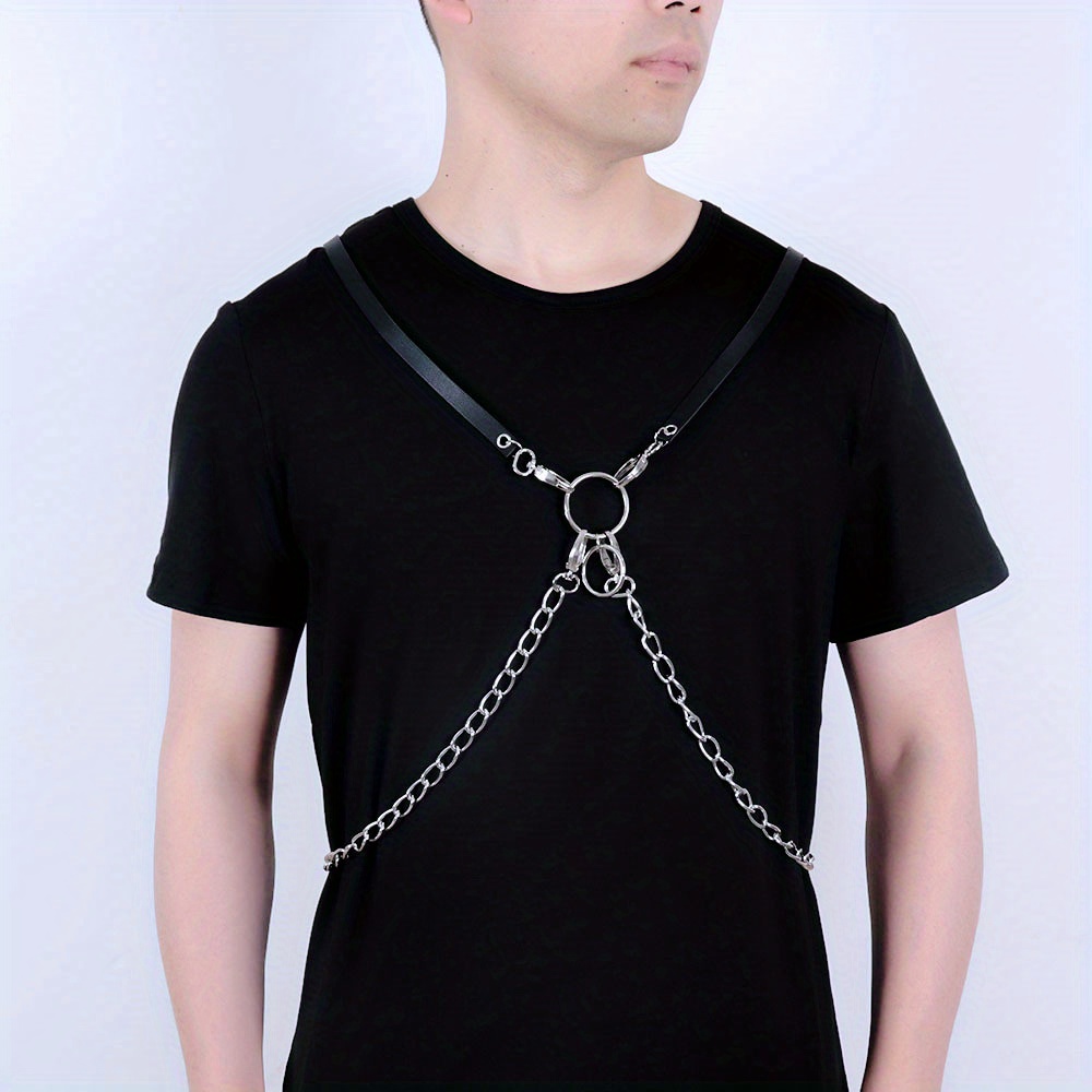 Leather body chain store