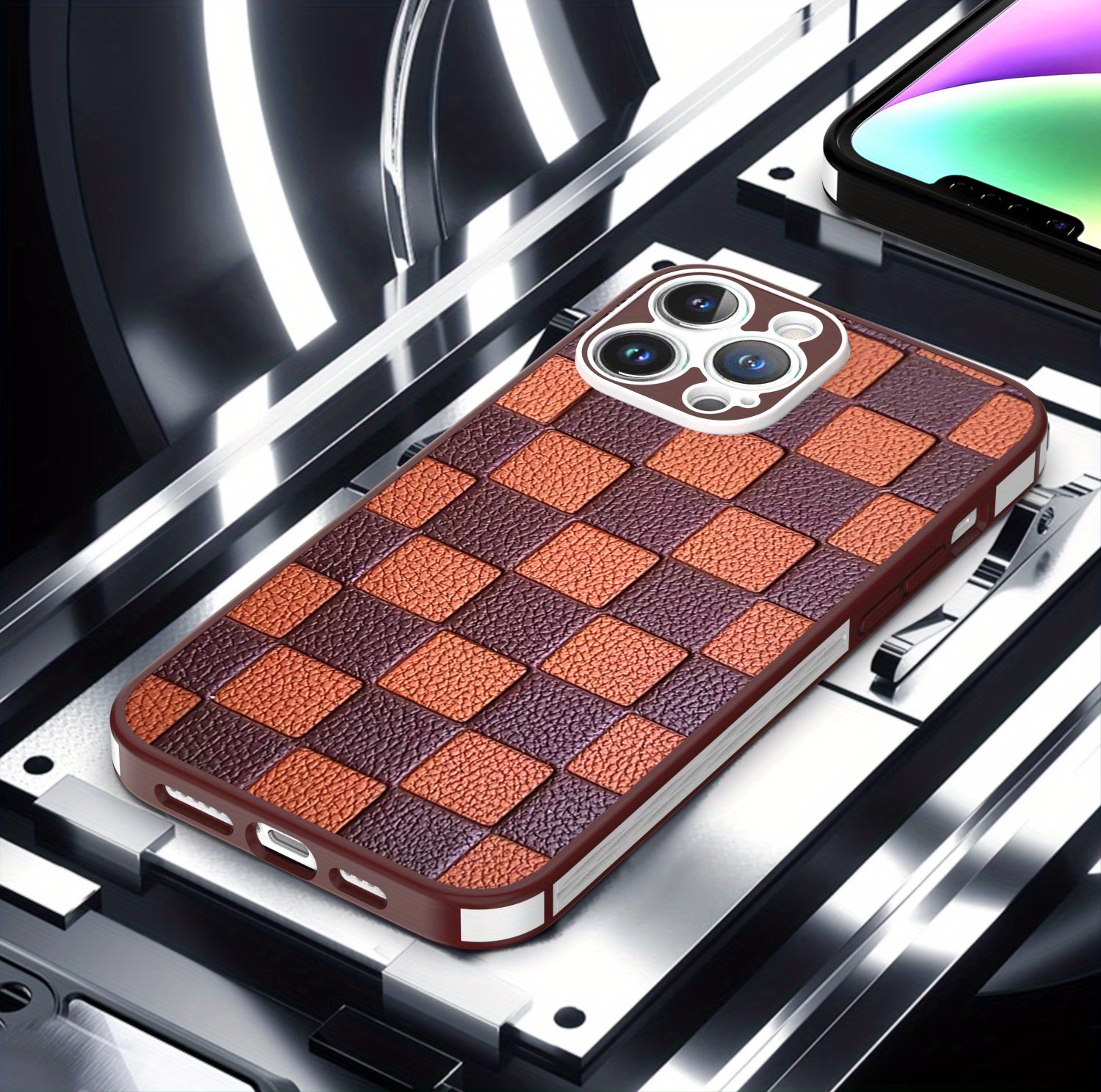 Faux Leather Phone Case Iphone 14 13 12 11 Pro Promax Plus - Temu Australia