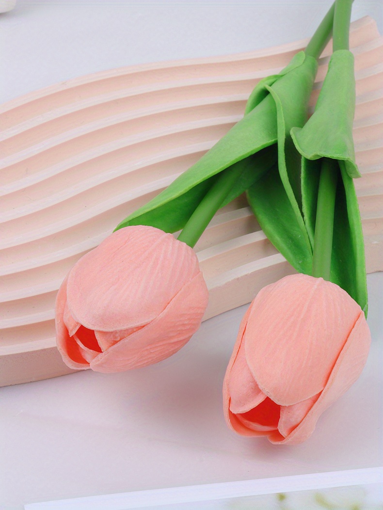 Tulip Simulation Flower Living Room Ornaments Table Room - Temu Australia