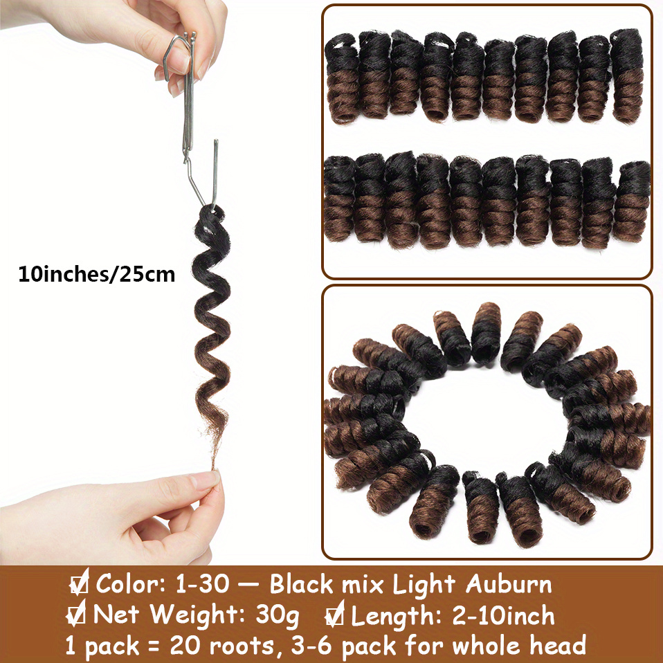 synthetic braiding hair extensions jamaican bounce crochet - Temu New ...