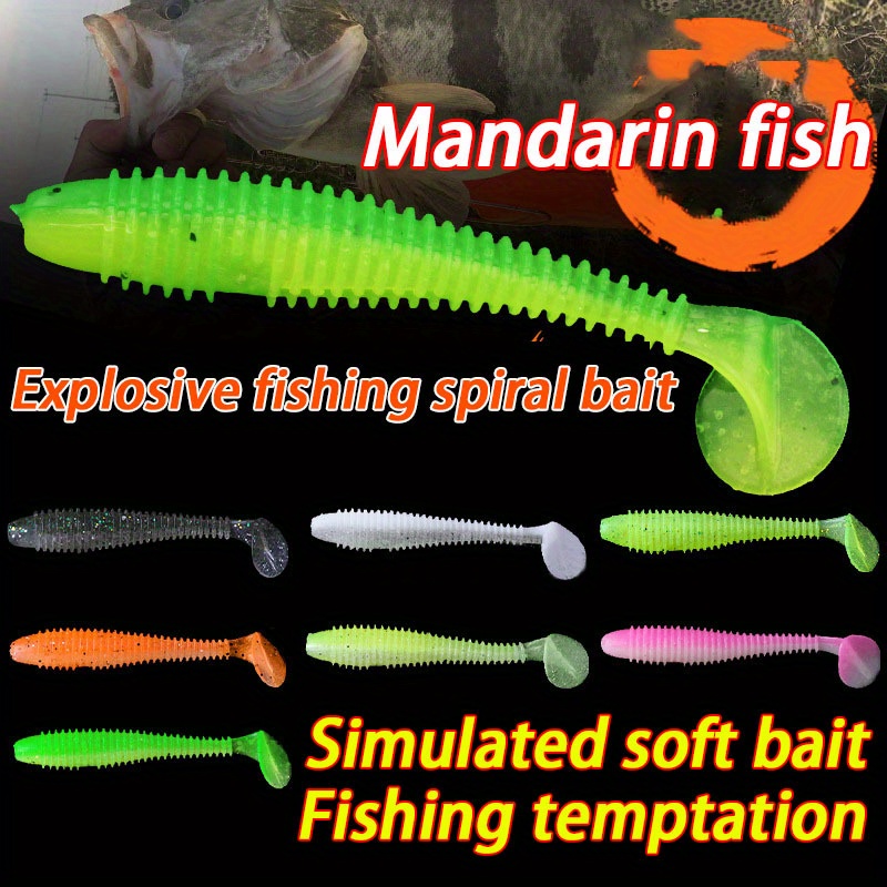Bionic Soft Bait Bass Perch Fish Salty Fishy Paddle - Temu United Kingdom