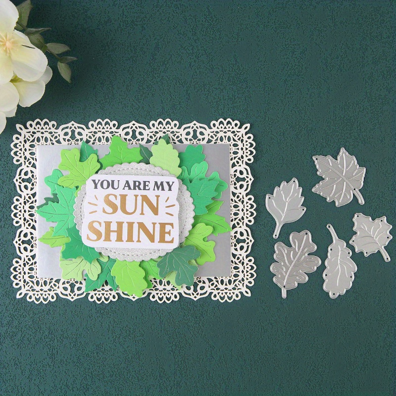 Leaves Metal Cutting Dies Plant Die Cuts Card Making - Temu Australia