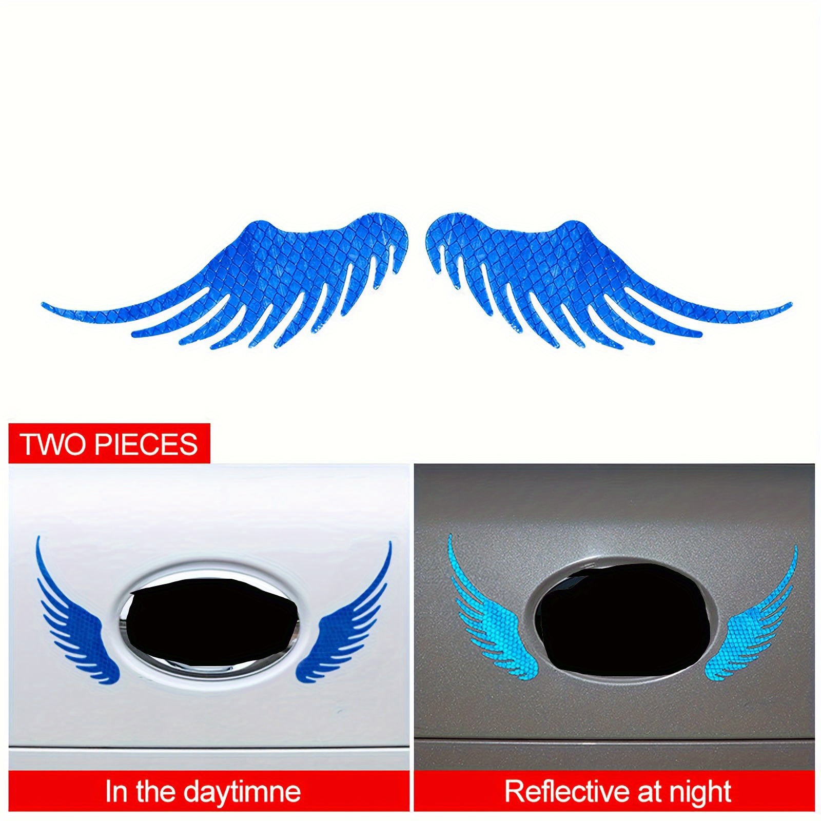 car reflective stickers angel wings car body stickers - Temu New Zealand