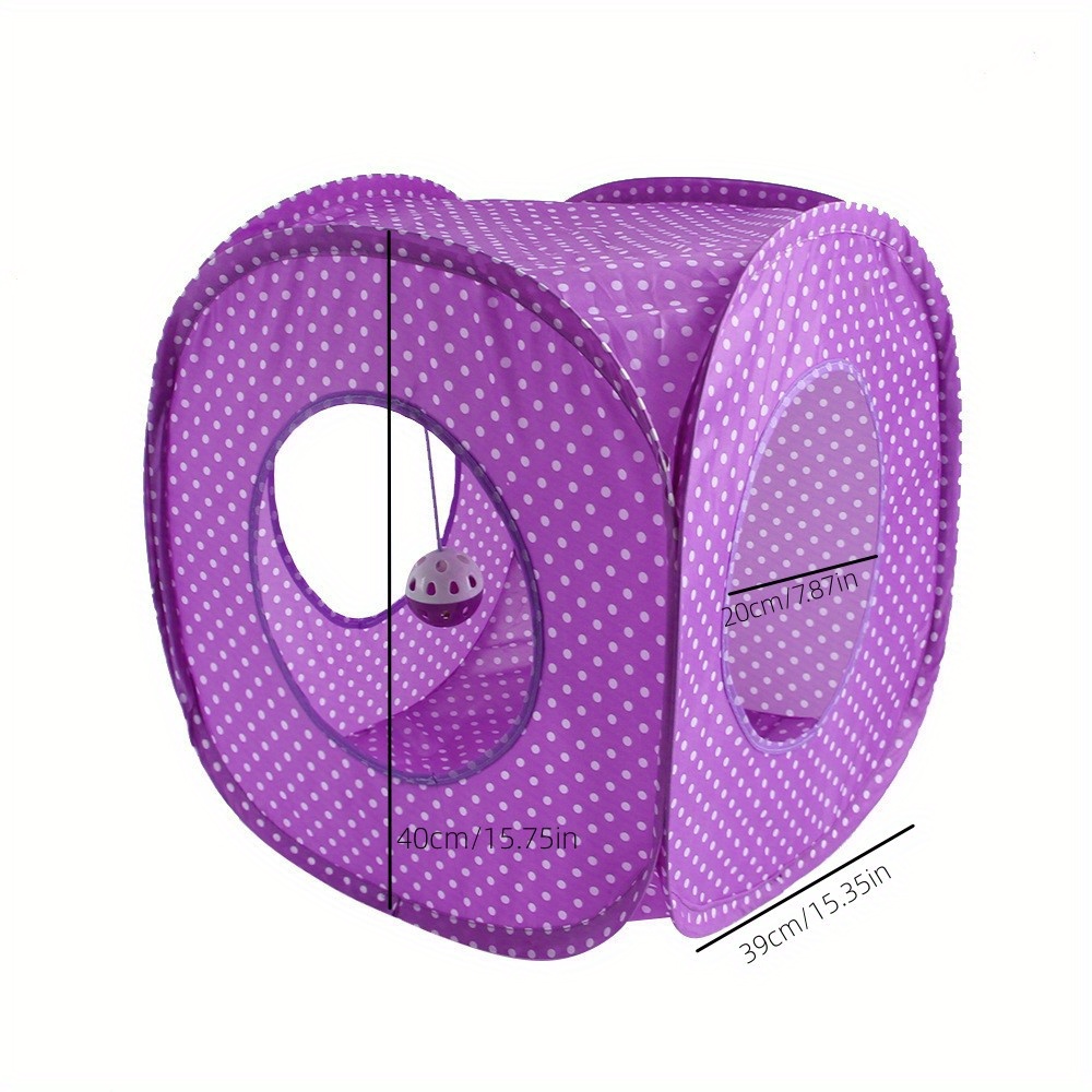 Tunnels Chat Intérieur Labyrinthe Pliable Chat Tunnel Lit - Temu France