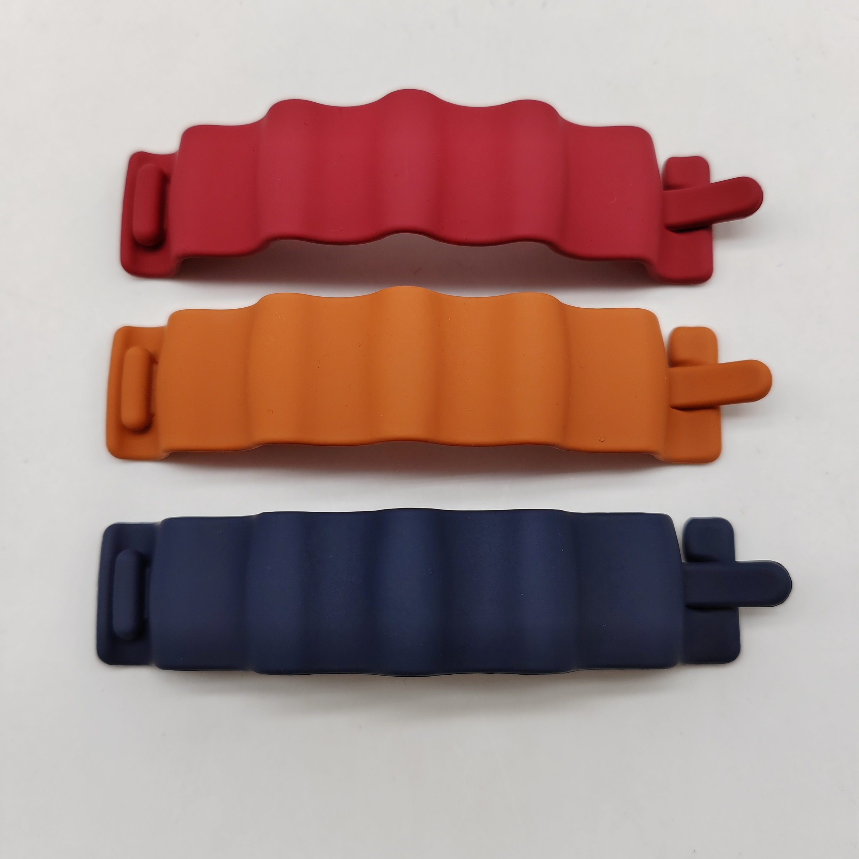 Stylish Frosted Banana Clip Hair Clips Solid Color - Temu Canada