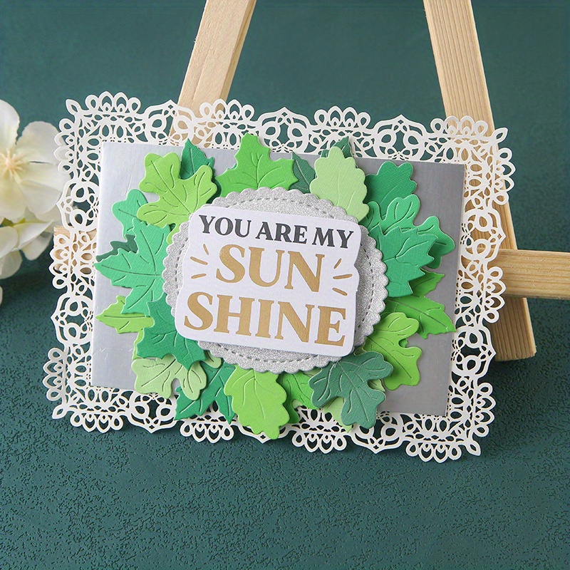 Leaves Metal Cutting Dies Plant Die Cuts Card Making - Temu Australia