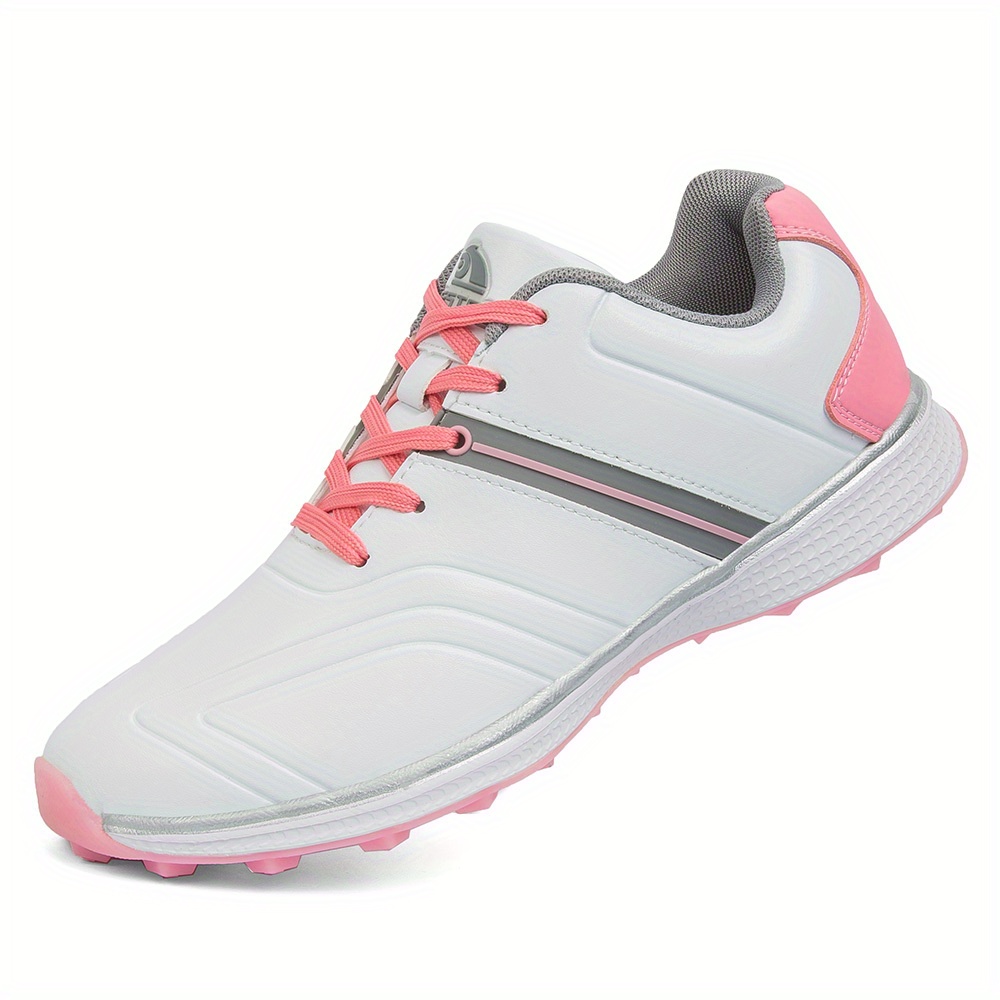 Lace Spikeless Golf Shoes Lightweight Outdoor Golf Training - Temu ...