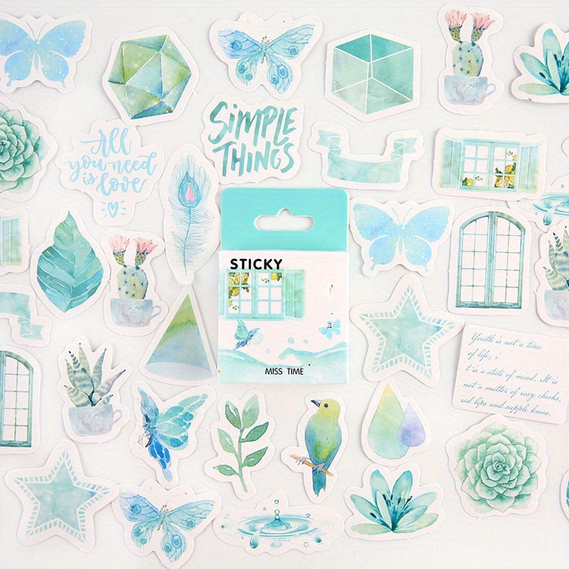 46st Boxed Stickers Creative Cartoon Children's Journal - Temu Netherlands