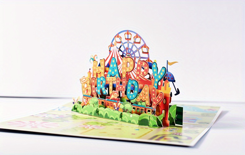 3d Birthday Greeting Card Creative German Happy - Temu Canada