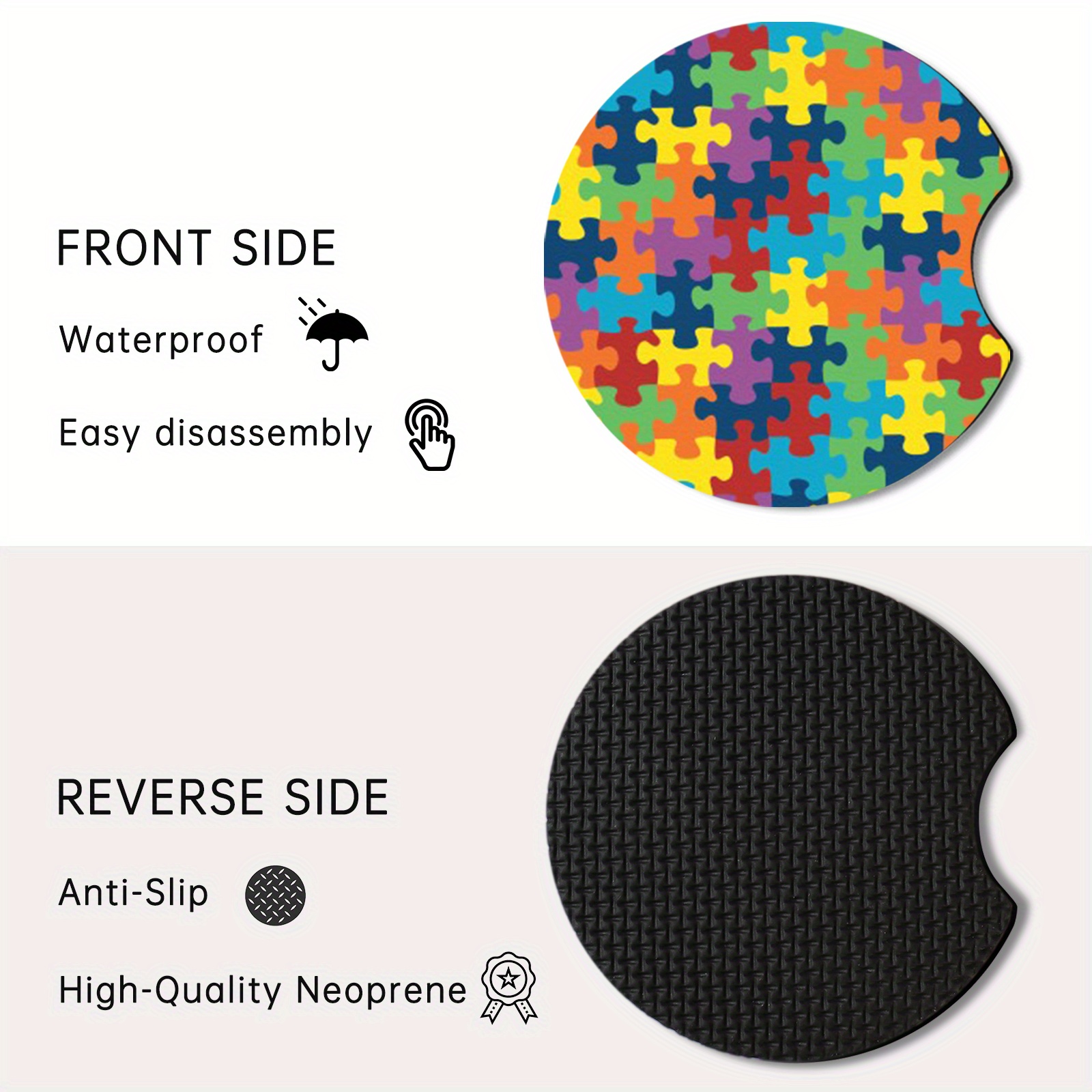 absorbent auto drink use color coasters mats vehicle car - Temu New Zealand