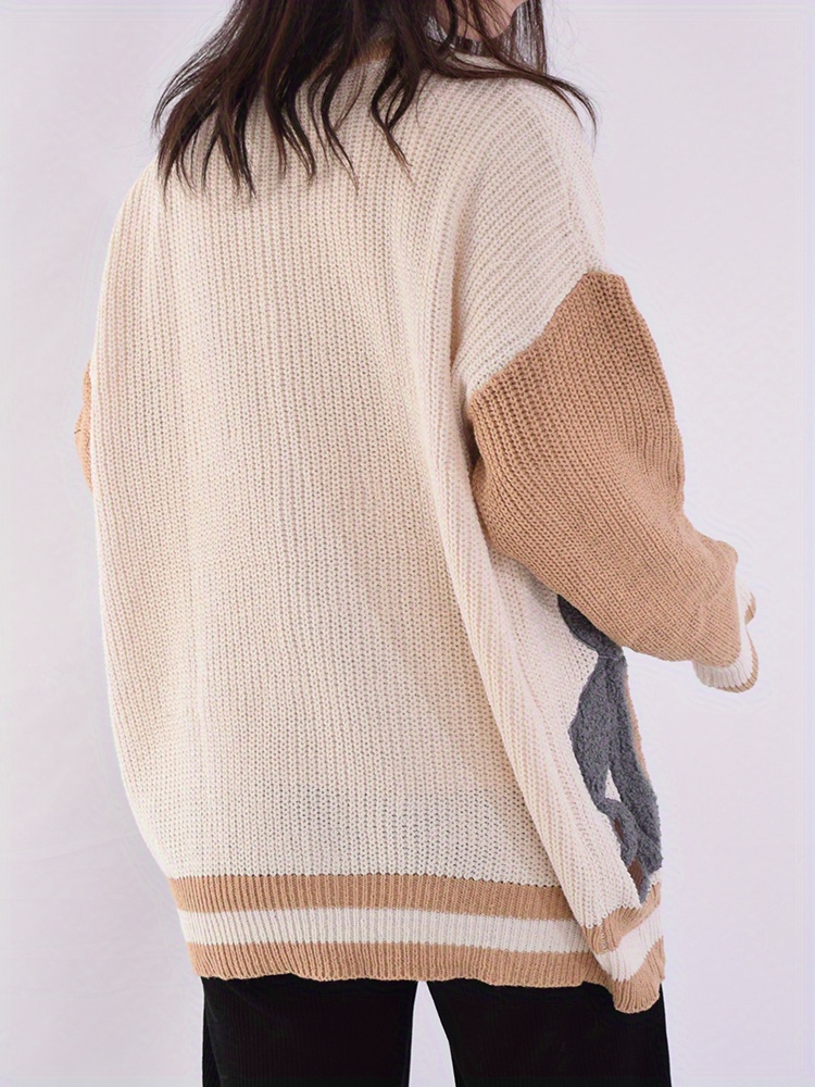 color embroidery cardigan cute long sleeve - Temu Australia