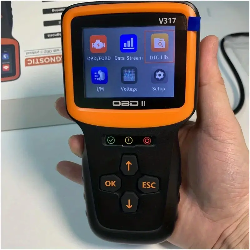 Obd2 스캐너 자동 검사 자동차 엔진 지우기 오류 코드 리더 자동차 진단 스캔 테스터 도구 키트 컬러 스크 Temu