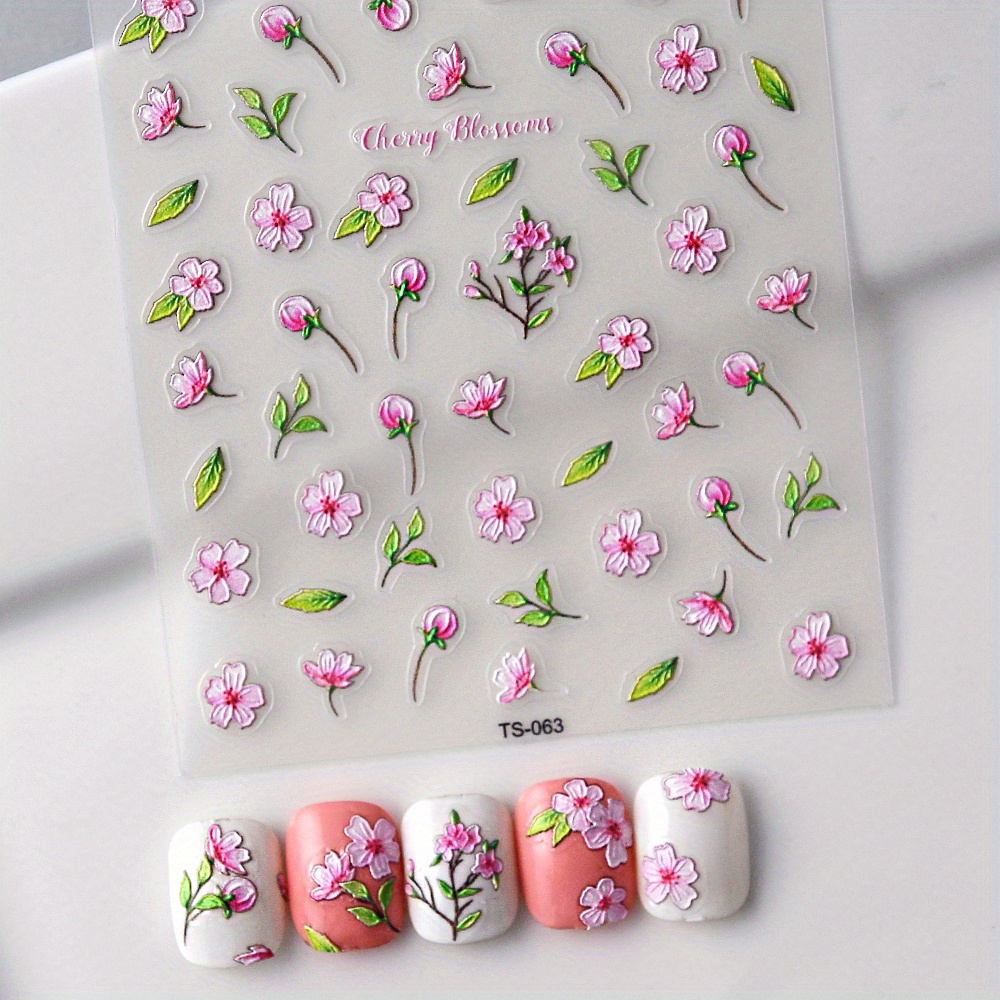 nail art stickers 5d embossed nail decals nail art - {region_name}