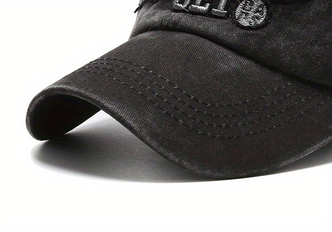Mens And Womens Washed Embroidered Baseball Cap Outdoor Casual Sports ...