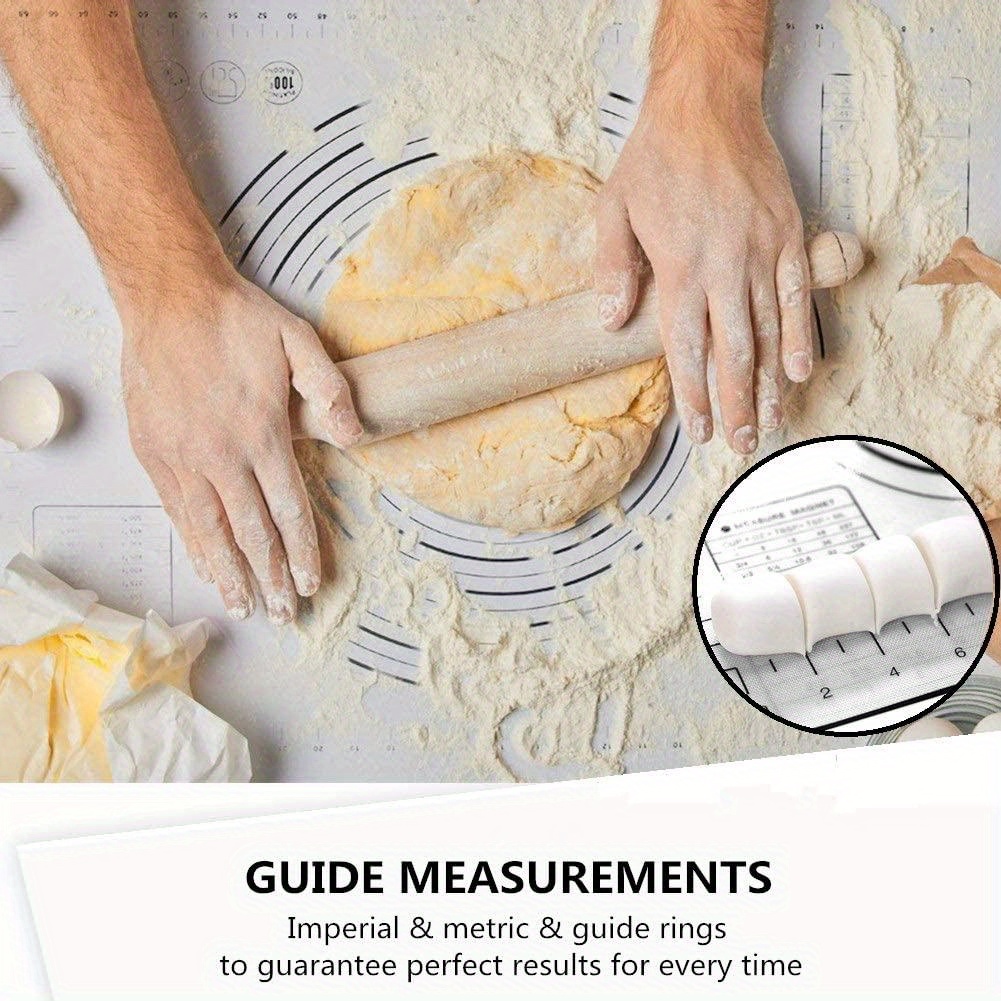 non stick silicone baking mat scale glass fiber large - Temu New Zealand