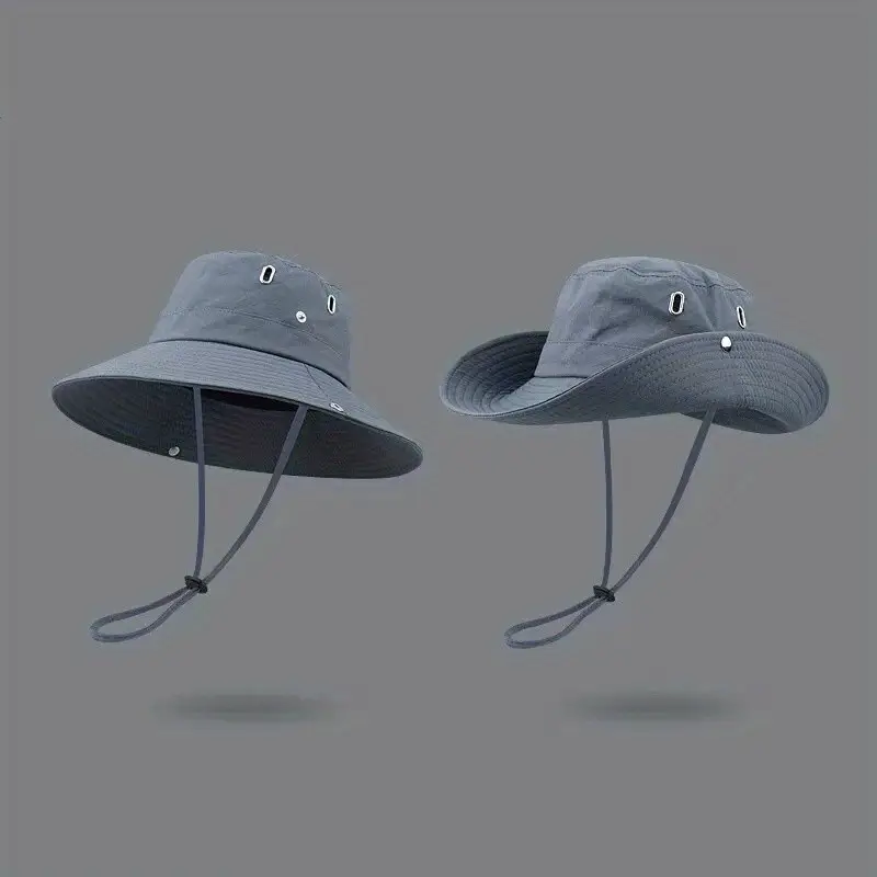 Breathable Wide Brim Fisherman Hat Drawstring Sun Protection - Temu ... Breathable Wide Brim Fisherman Hat Drawstring Sun Protection - Temu ...