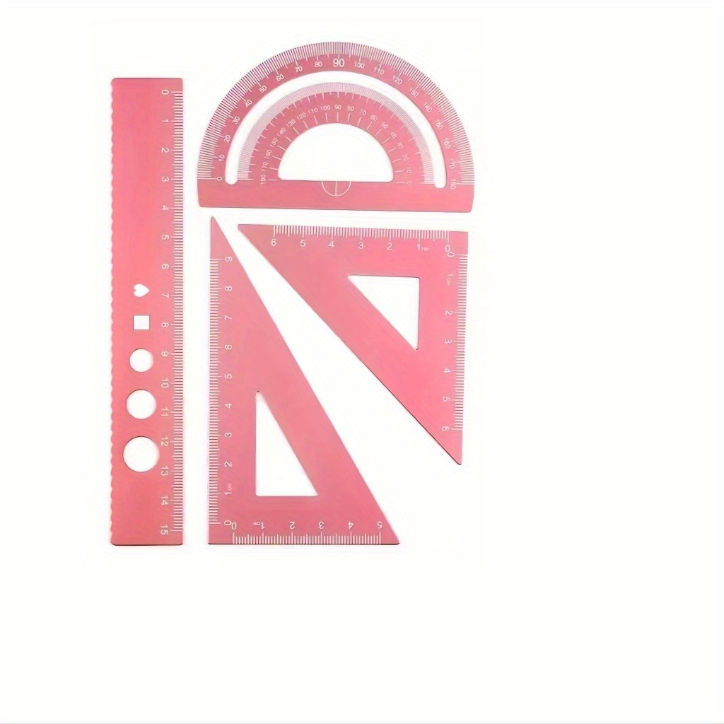 1 Metal Ruler Aluminum Alloy Angle Ruler Protractor - Temu