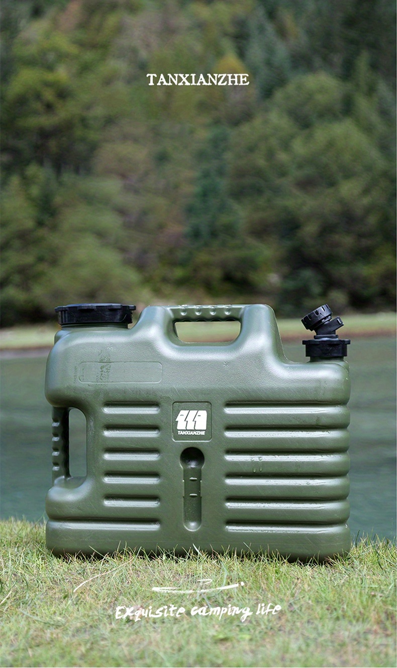 Portable Camping Water Container With Spigot Outdoor Water Storage Jug ...
