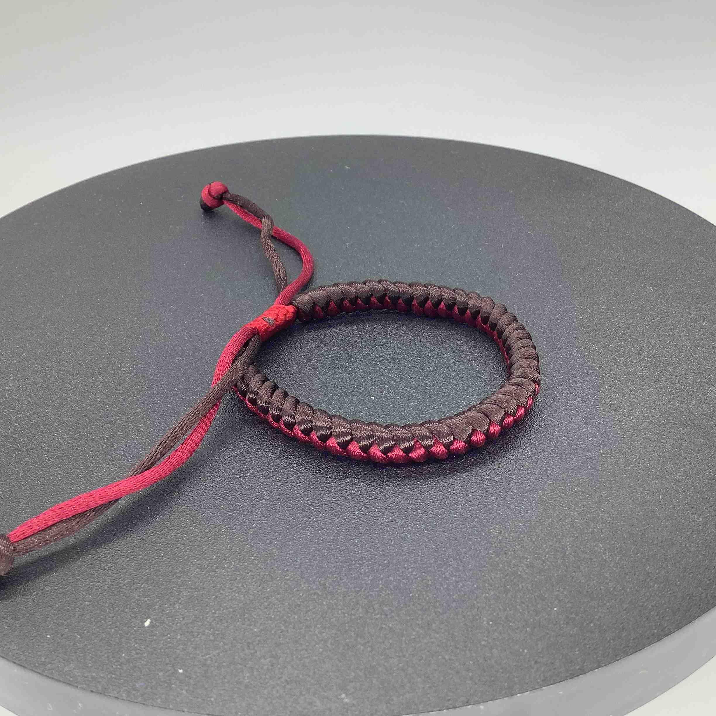 Deep Red Knot Rope Bracelet Men - Temu Canada