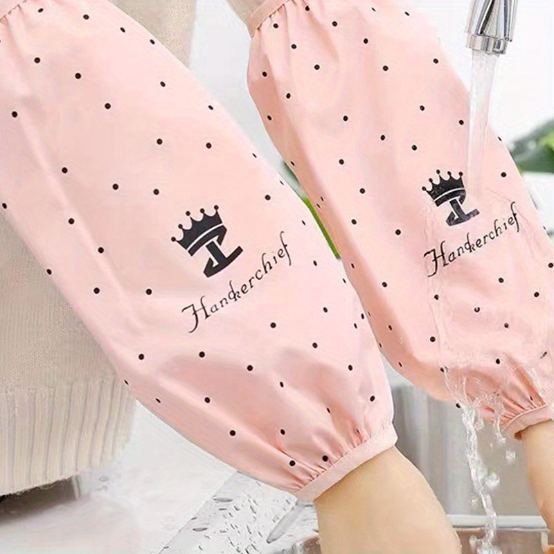 Pink Print Sleeves Loose Stretch Anti Dirty Adult - Temu United Kingdom