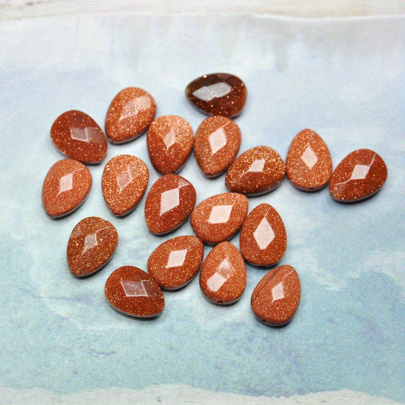 Straight Hole Water Drop Cut Face Loose Beads Natural Agate - Temu ...