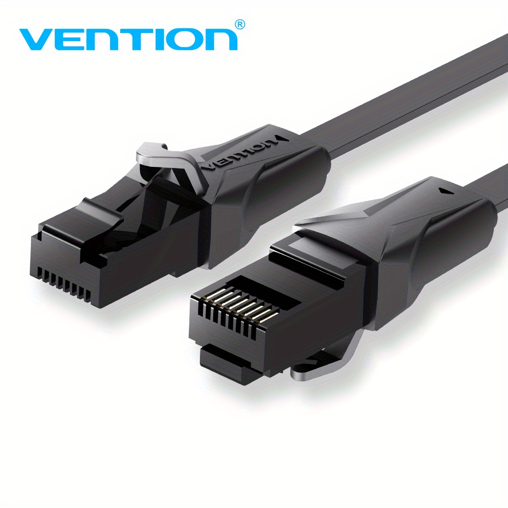 Vention Cat 6 Ethernet-kabel 25ft 10gbps Internet-kabel Netzwerkkabel In Schwarz - Elektronik ...