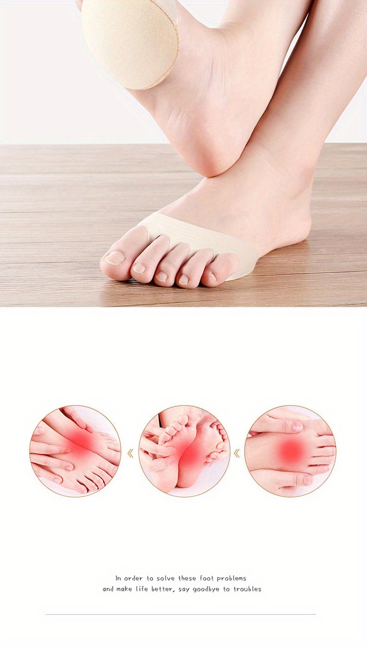 Honeycomb Fabric Forefoot Pads High Heel Cushion Inserts - Temu