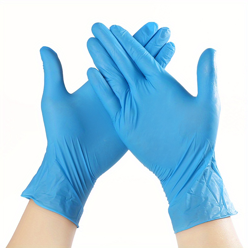 disposable blue nitrile gloves - Temu