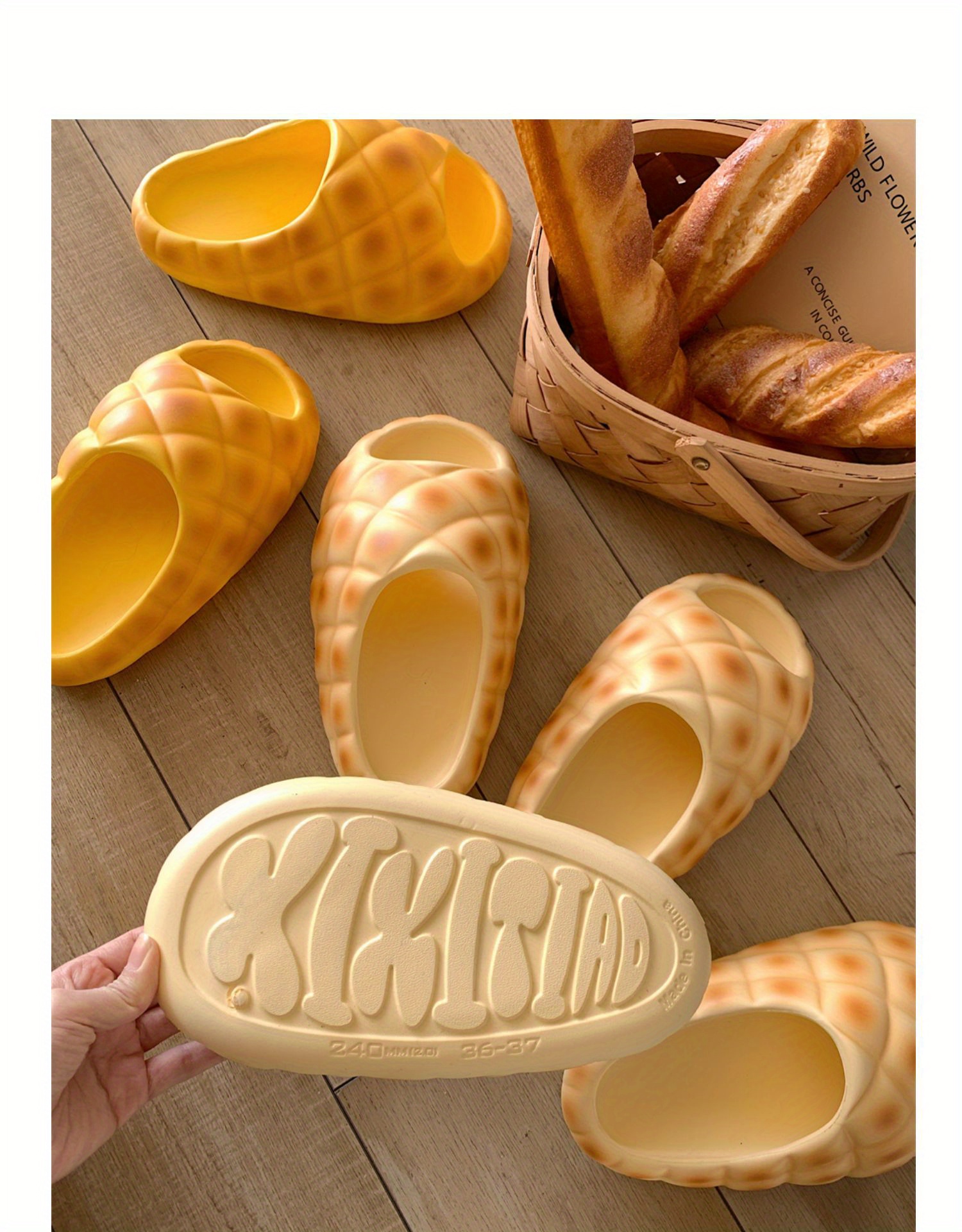 Boys Trendy Cute Cartoon Bread Slides Children's Casual - Temu United ...
