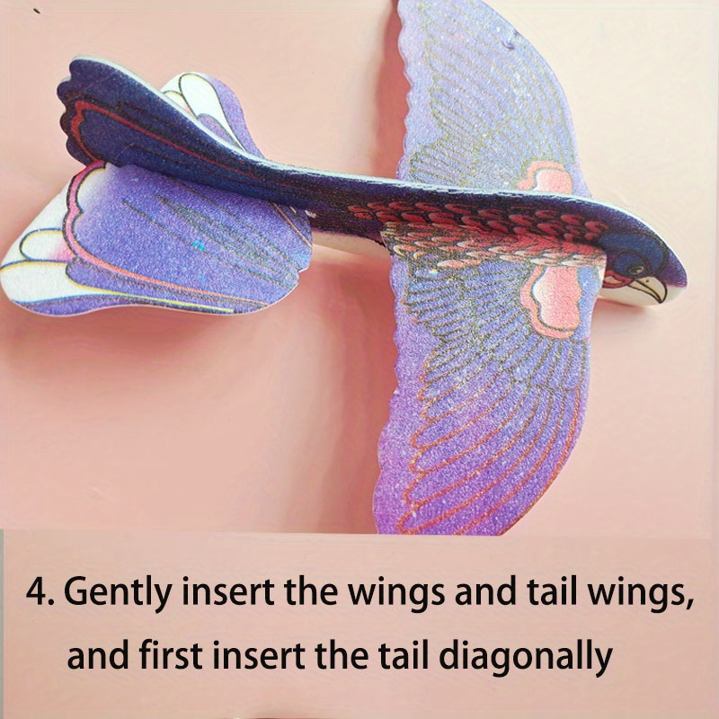 Hand Thrown Foam Model Aircraft Childrens Toys Youth Splicing Aircraft ...