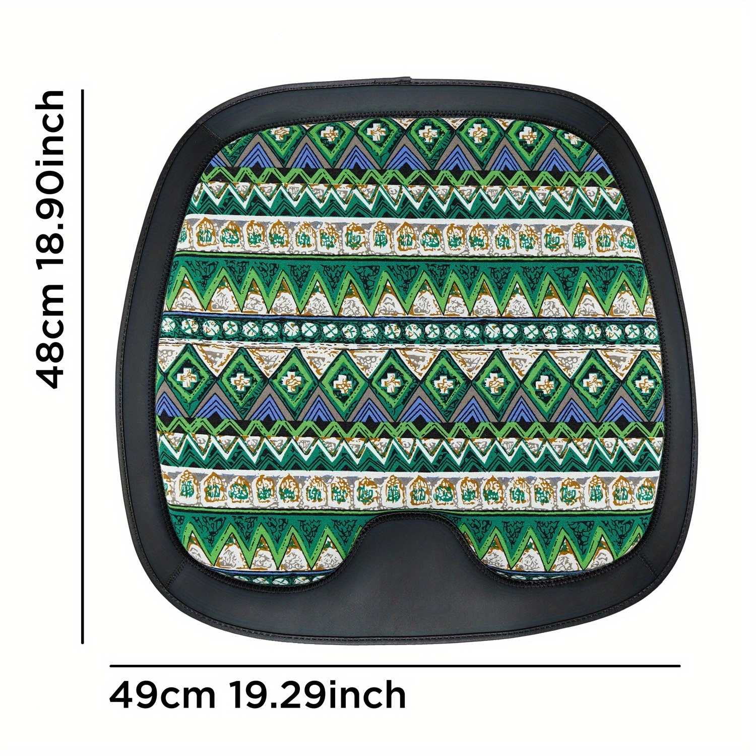 Small Square Mat Four Seasonsmulti Purpose Boho Greenstripes - Temu New ...