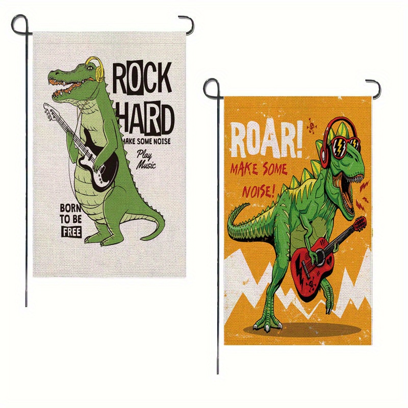 Garden Flag Vertical Double sided Rock Dinosaur - Temu United