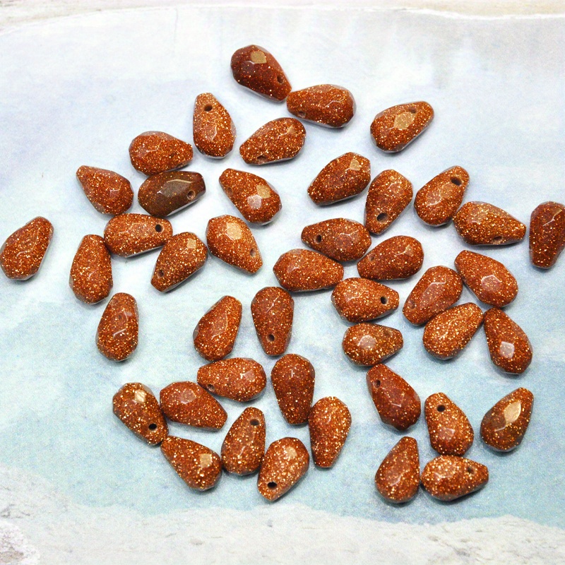 Natural Crystal Energy Stone Horizontal Hole Water Drop Cut - Temu ...