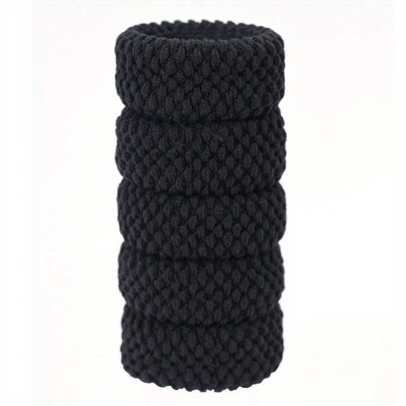 Soft Seamless Hair Ties Simple Ponytail Holder - Temu Kuwait