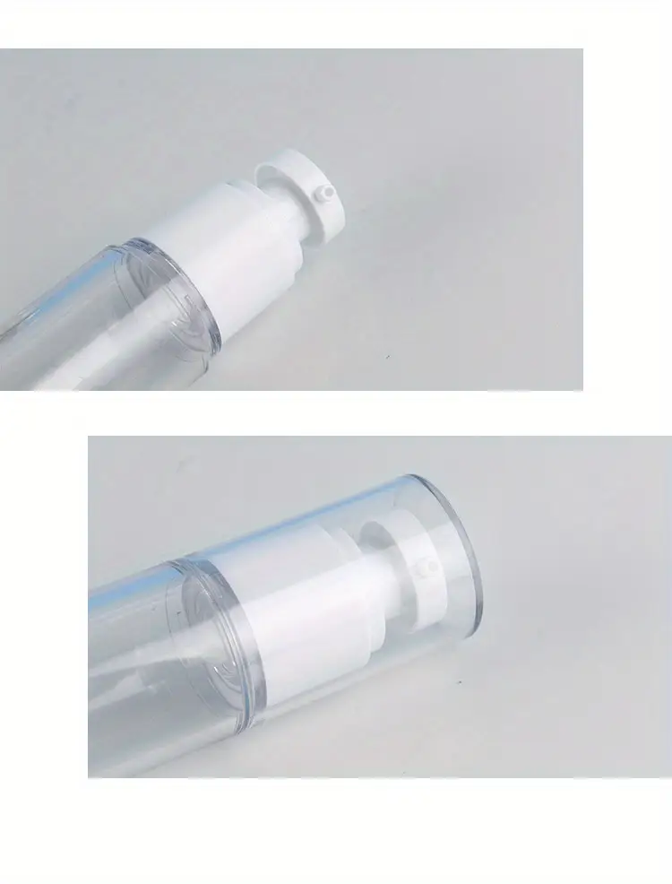 1pc 에어리스 펌프 프레스 병 30ml 빈 진공 로션 병 지우기 메이크업 샘플 용기 화장품 여행 크기 디스펜서 스프레이 병